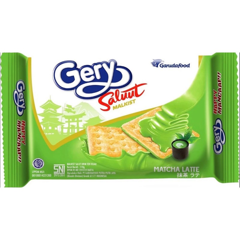 Jual Gery Saluut Malkist Matcha 110 g | Shopee Indonesia