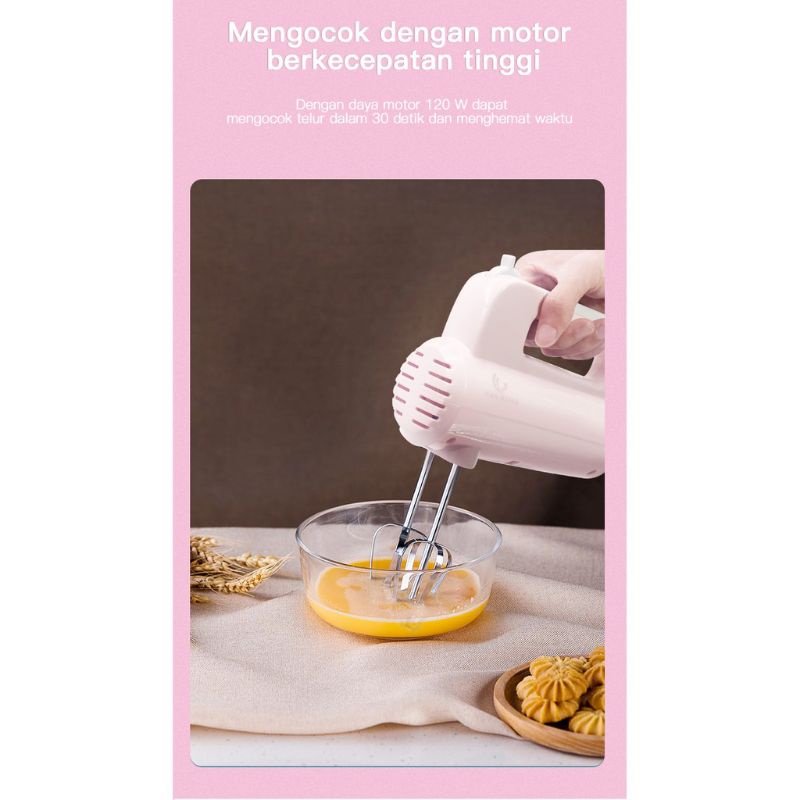 Jual HAN RIVER Hand Mixer HR DDQ-002 | Shopee Indonesia