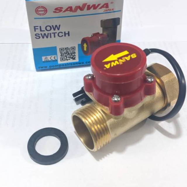 Jual Otomatis pompa booster Water flow switch 1 Inch SANWA (ukuran 1” x 1”) | Shopee Indonesia