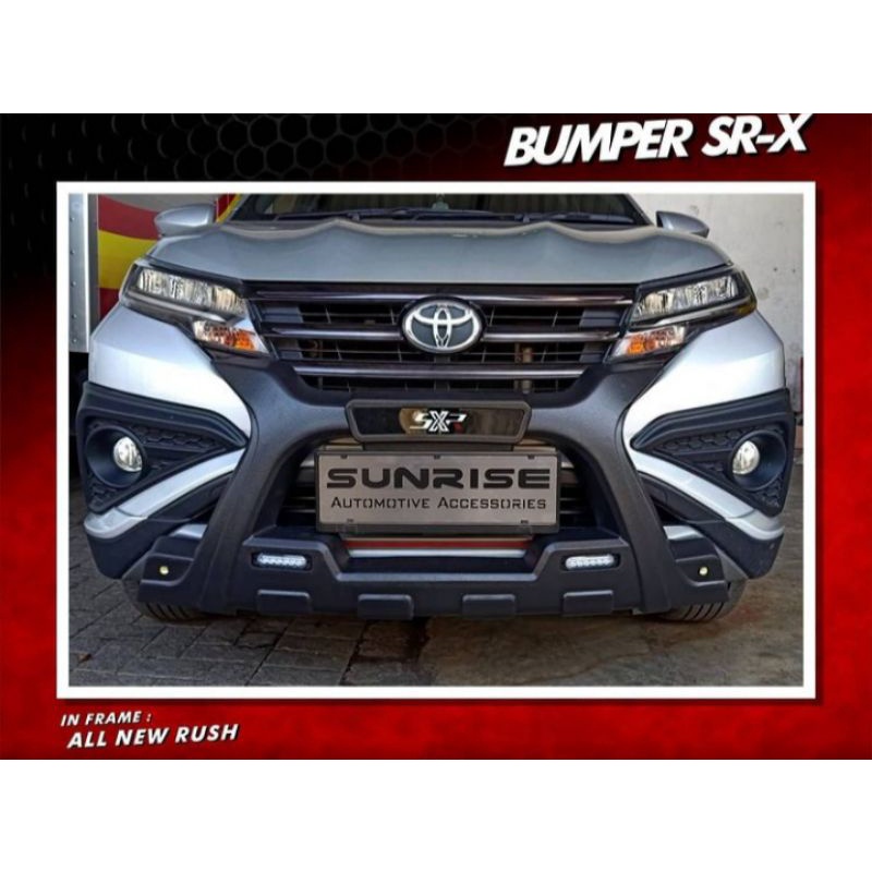 Jual Bumper Bumper/Tanduk Depan Model SR-X All New Rush/Terios 2018-2023 | Shopee Indonesia