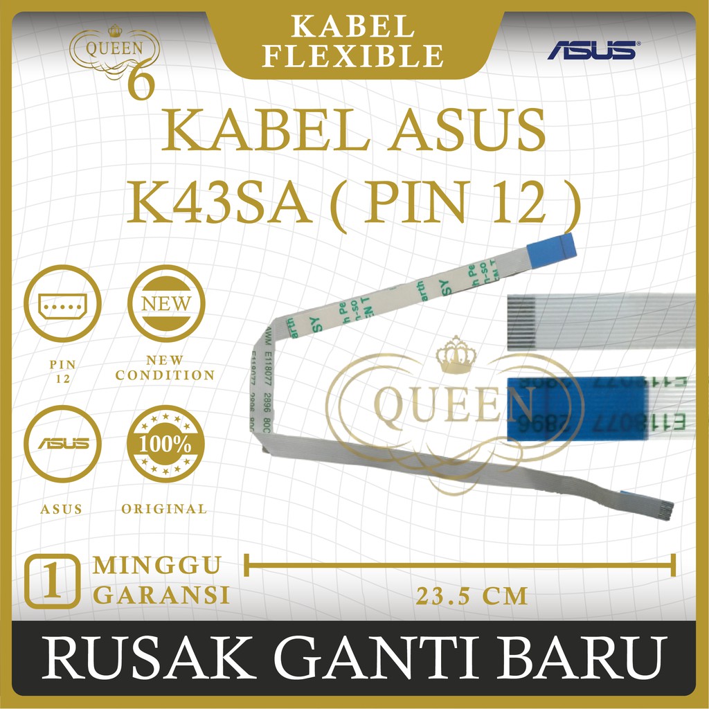 Jual Kabel Flexible Laptop ASUS K43SA ( PIN 12 ) | Shopee Indonesia