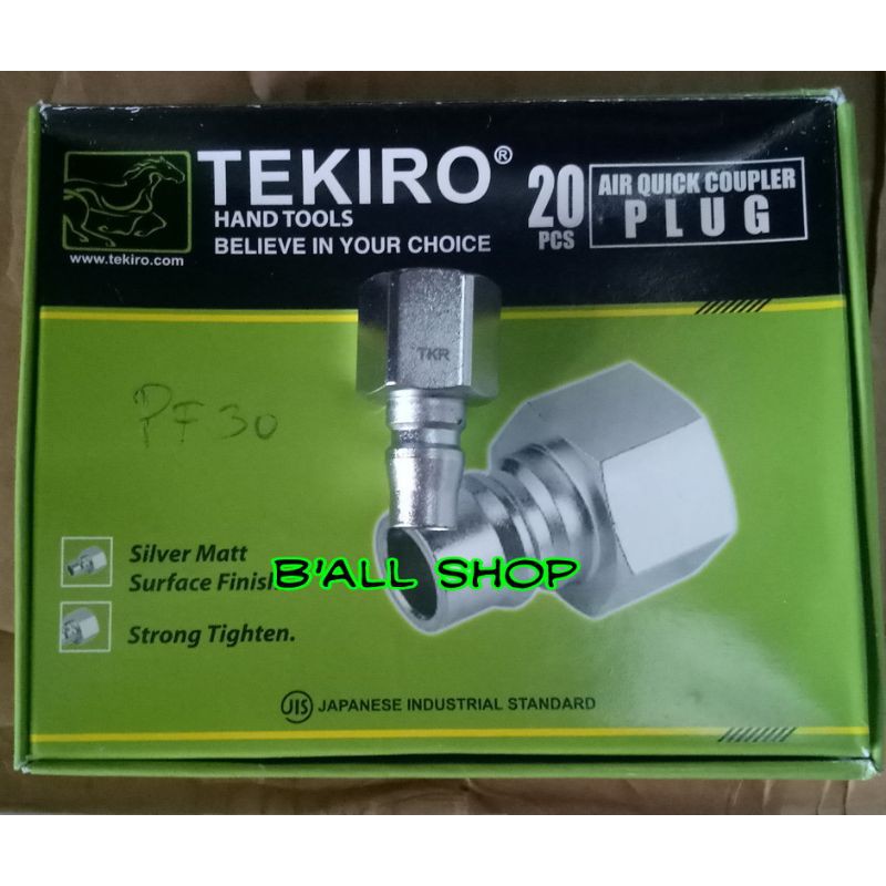 Jual Quick Coupler Plug PF 30 Tekiro | Shopee Indonesia