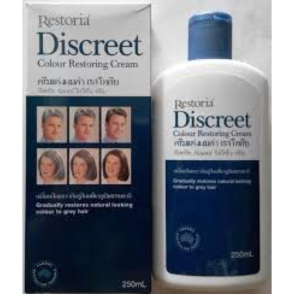 Jual Restoria Discreet - Colour Restoring Cream 250 ML | Shopee Indonesia