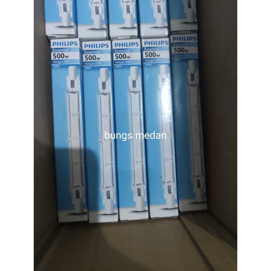 Jual LAMPU Halogen PHILIPS SOROT Plusline 500w 500 Watt KUNING 230V ...