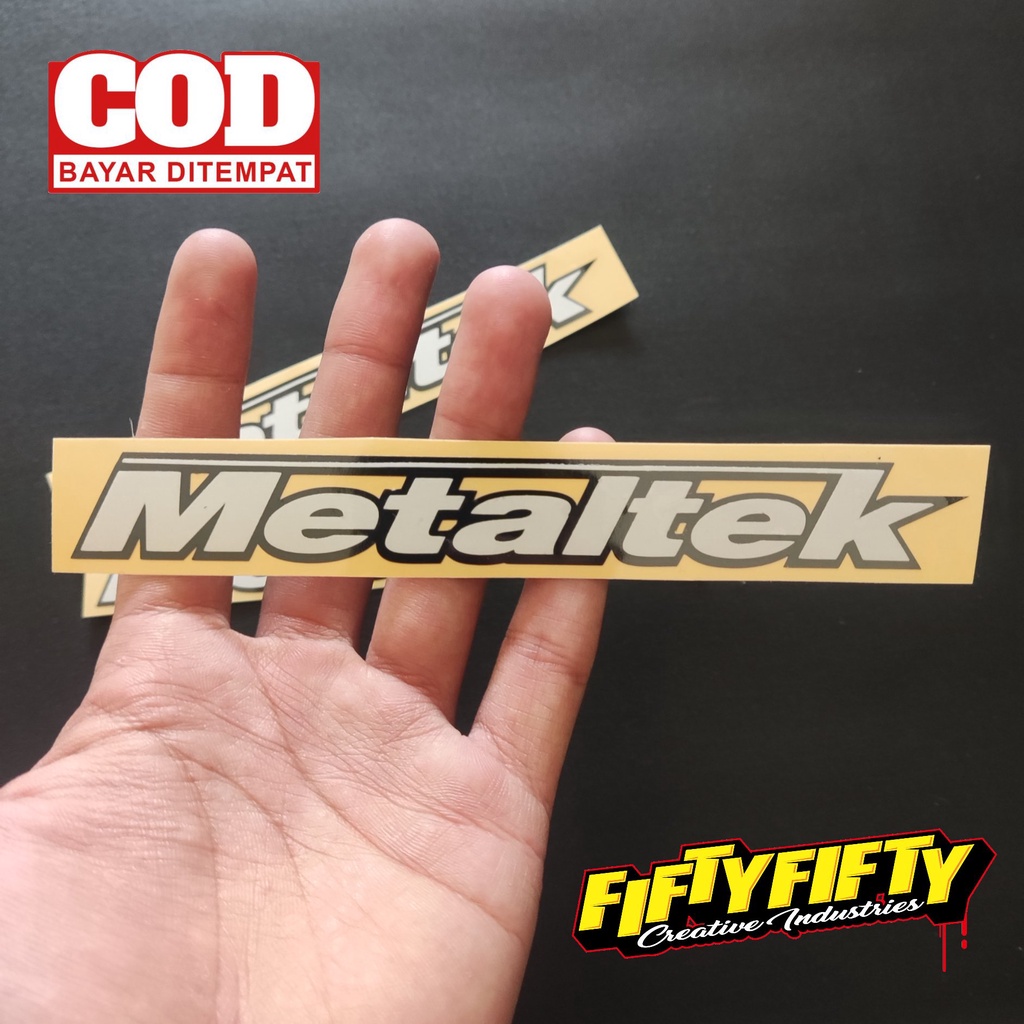 Jual Stiker Cutting METALTEK Stiker Cuting Motor Stiker Kating Mobil ...