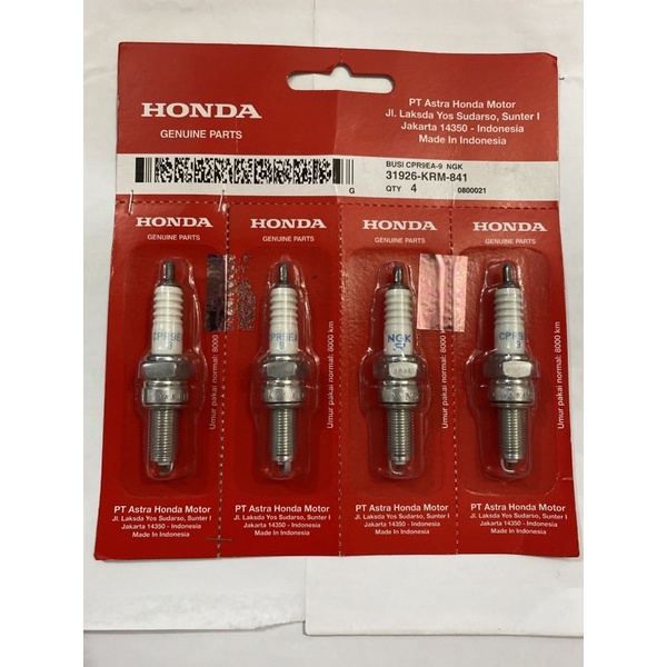 Jual SPARK PLUG BUSI BEAT SPACY SCOOPY VARIO 125 150 SUPRA X 125 ...