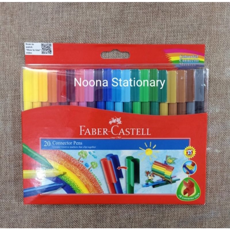 Jual Faber Castell Connector Pens 20 Warna | Shopee Indonesia