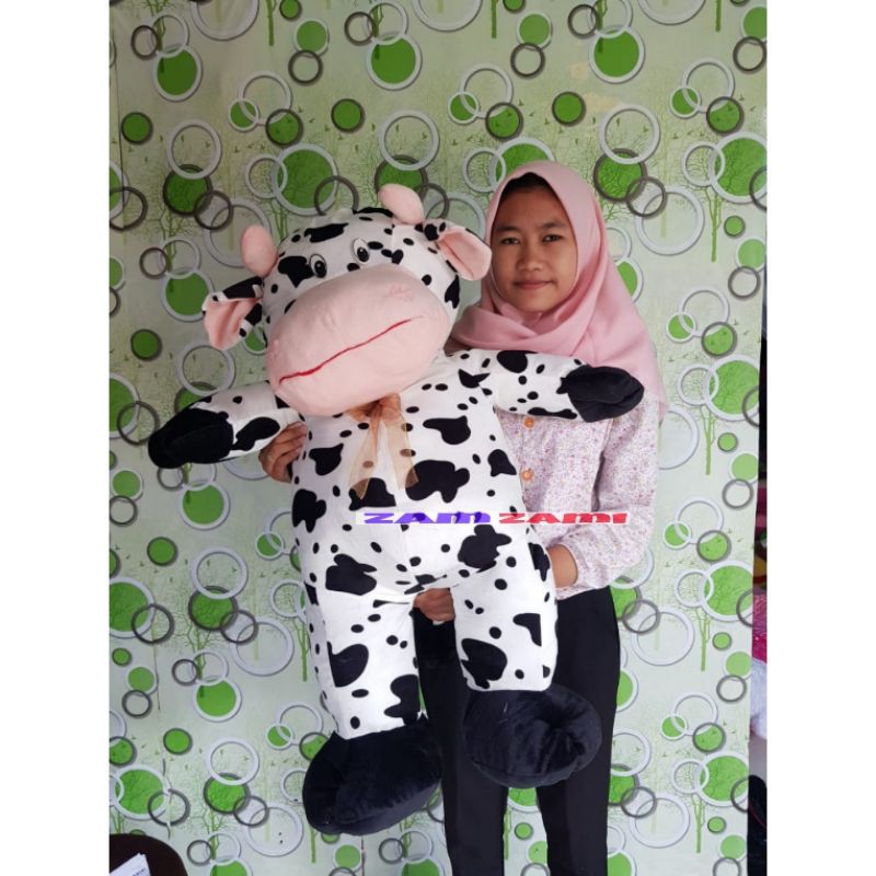 Jual BONEKA SAPI JUMBO UK.80CM | Shopee Indonesia
