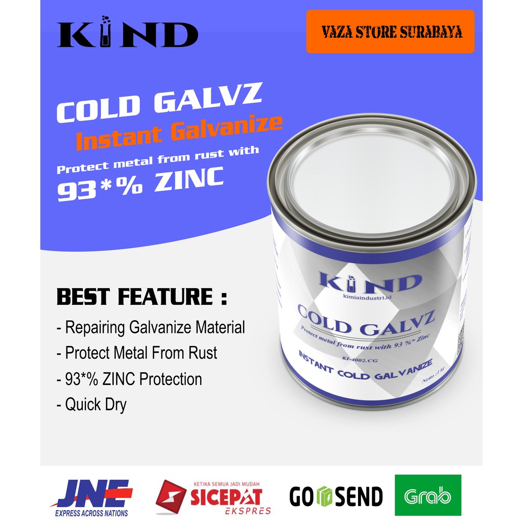 Jual Cat Silver - Cat Repair Hotdip - KIND Cold Galvanize | Shopee ...