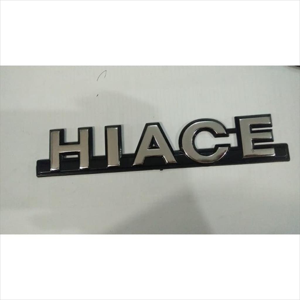 Jual Emblem Logo Sticker Tempelan Tulisan Hiace Toyota 1980up Panjang ...