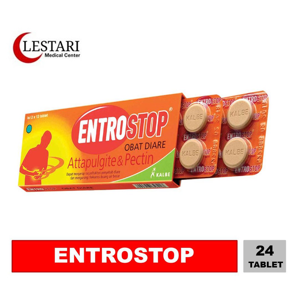 Jual Entrostop 1 Strip 10 Tablet Obat Diare | Shopee Indonesia