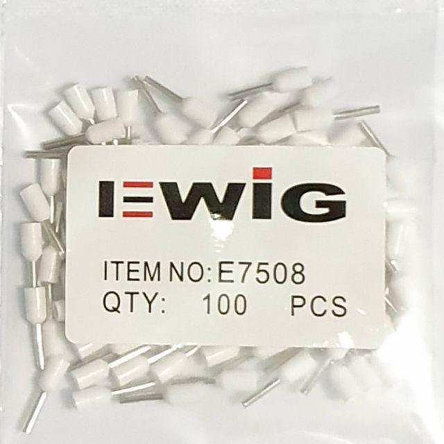 Jual Skun Kabel Ferrules Warna E 7508 (0.75mm) Kabel 0.8mm AWG 20 EWIG ...