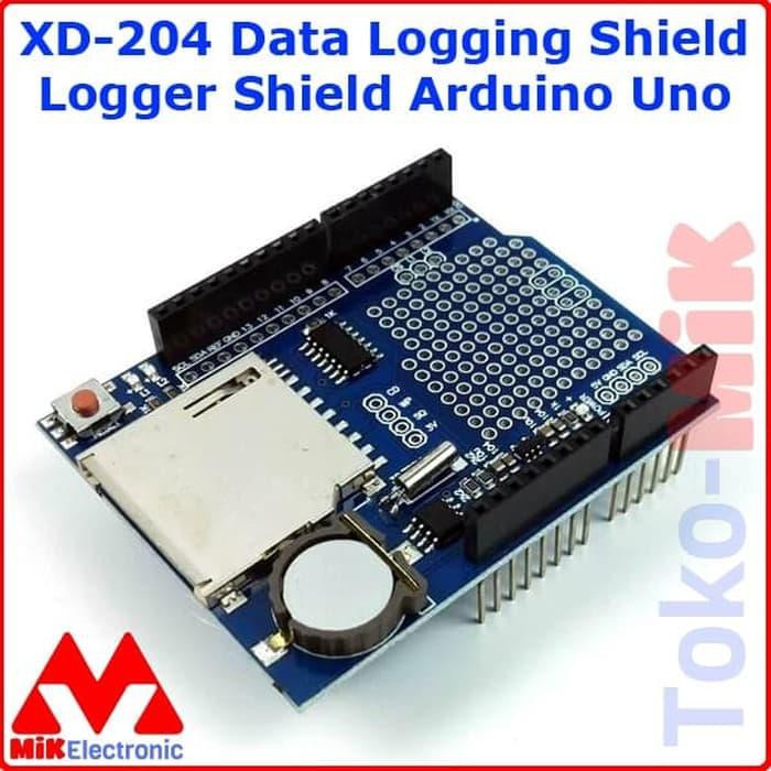 Jual JUAL XD-204 Data Logging Shield Logger Shield Arduino Uno TOKO MIK ... Jual JUAL XD-204 Data Logging Shield Logger Shield Arduino Uno TOKO MIK ...