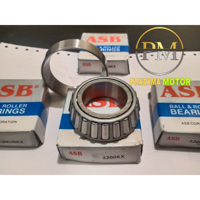Jual BEARING TAPERED 32006 32006X ASB UKURAN 30X55X18.5 BERGARANSI ...