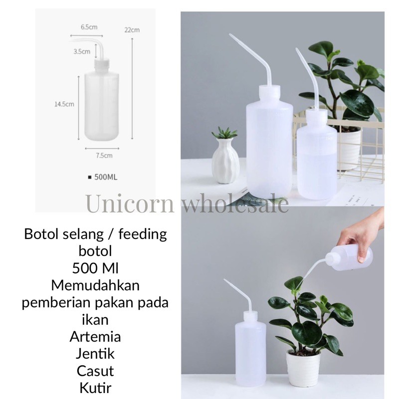 Jual BOTOL SELANG ARTEMIA,CASUT, KUTIR.JENTIK 500 ML TEBAL DAN AWET ...