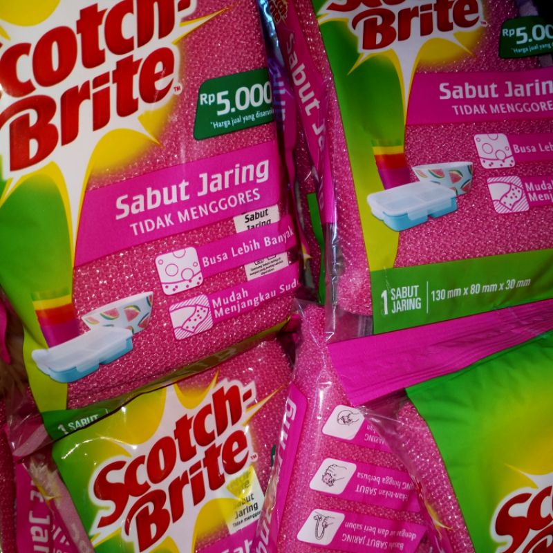 Jual 3M Scotch Brite Sabut Jaring Anti Gores 1pcs | Shopee Indonesia