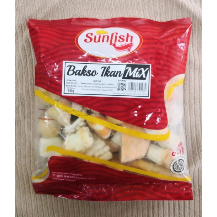 Jual Sunfish Bakso Ikan Mix 500gr/steamboat/shabu shabu/frozen | Shopee ...