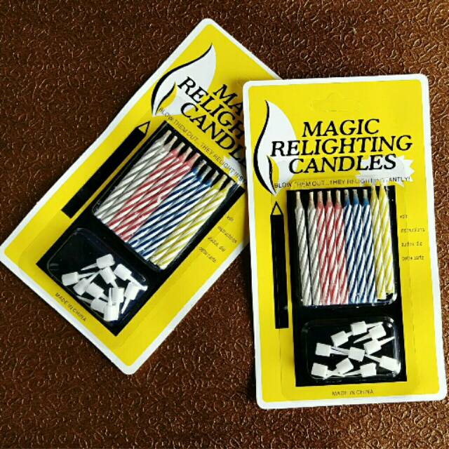 Jual Lilin Magic / Magic Relighting Candle | Shopee Indonesia