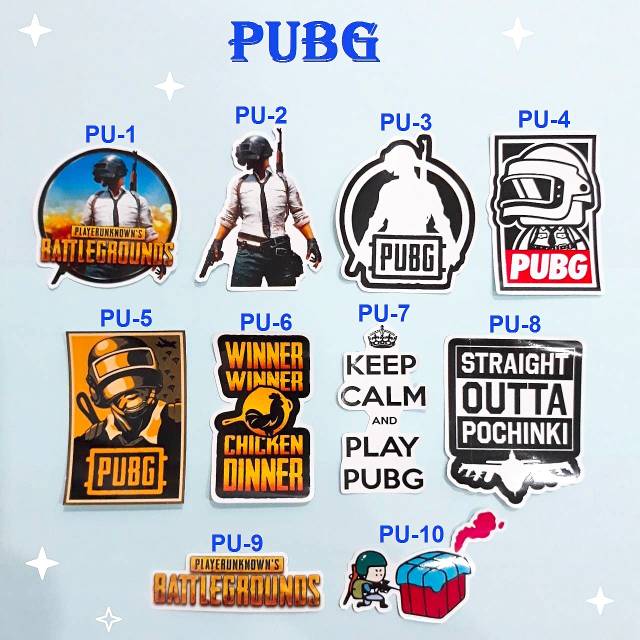 Jual Sticker / Stiker Game PUBG | Shopee Indonesia