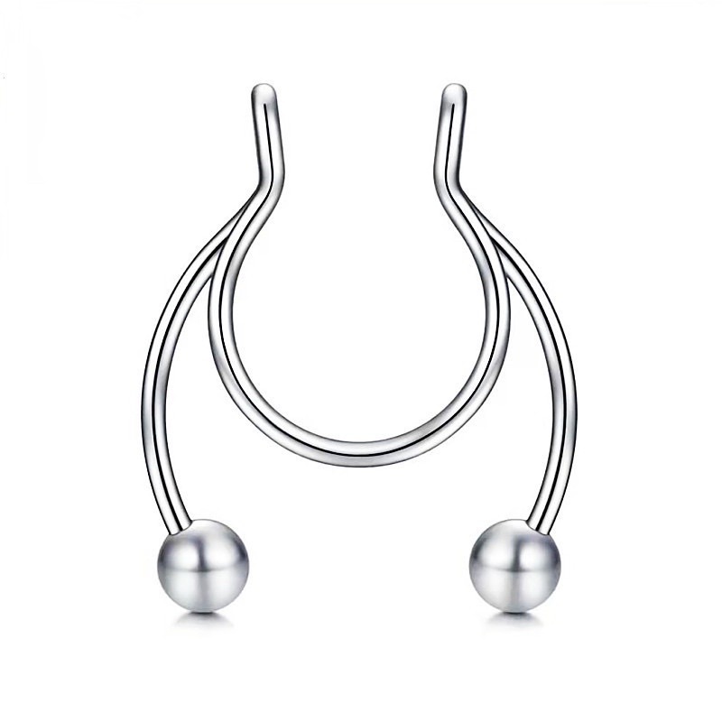 Jual Tindik Hidung Palsu Fake Piercing Nose Ring Shopee Indonesia 1560