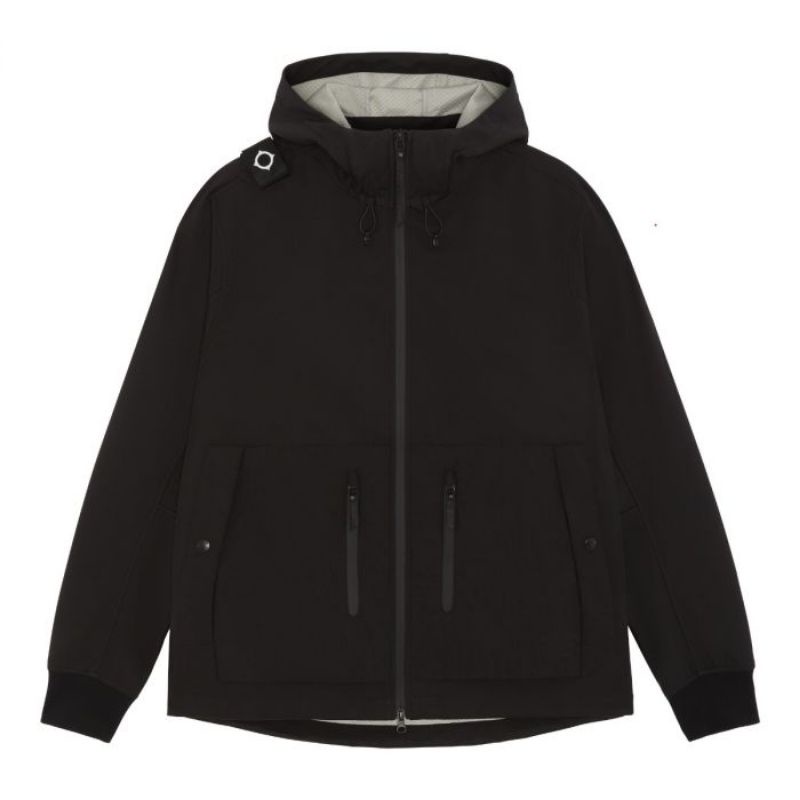 Jual MA Strum Softshell Hooded Jacket (MAS1510-Jet Black) Original ...