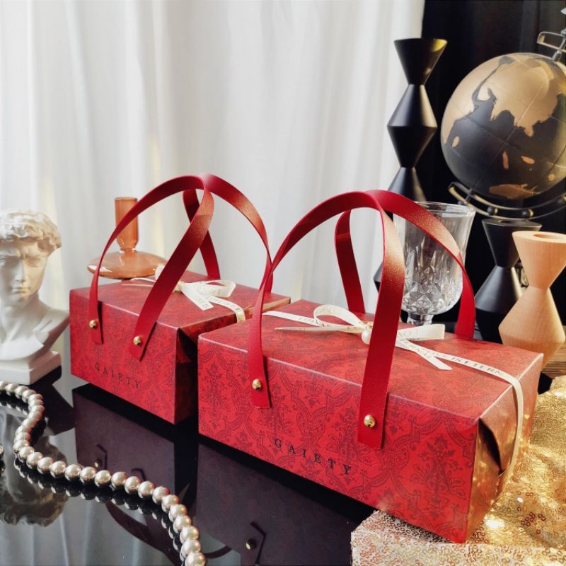 Jual DY PACK BOX PACKAGING MOONCAKE /SANGJIT BOX GAIETY MERAH BK53 ...