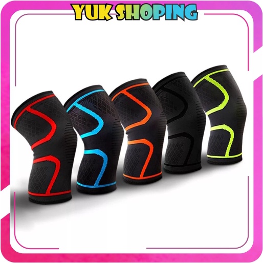 Jual YUKSHOPING Pelindung Lutut Knee Support Brace Nylon Deker Lutut ...