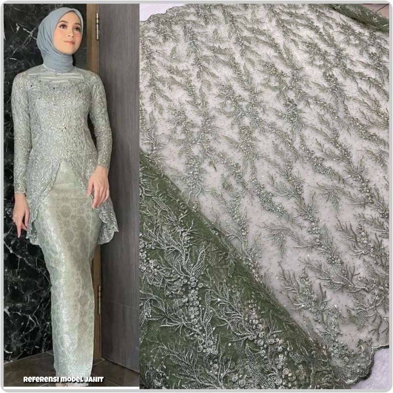 Jual Tile Payet Sequinn Jessica , Kebaya Payet , Bahan Kebaya Lamaran ...
