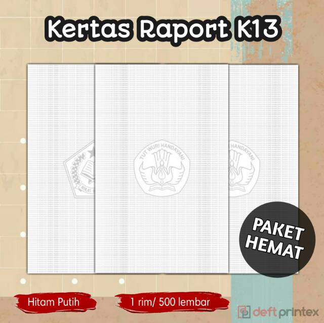 Jual Kertas Raport K13 | 1 rim/ 500 lembar | Shopee Indonesia