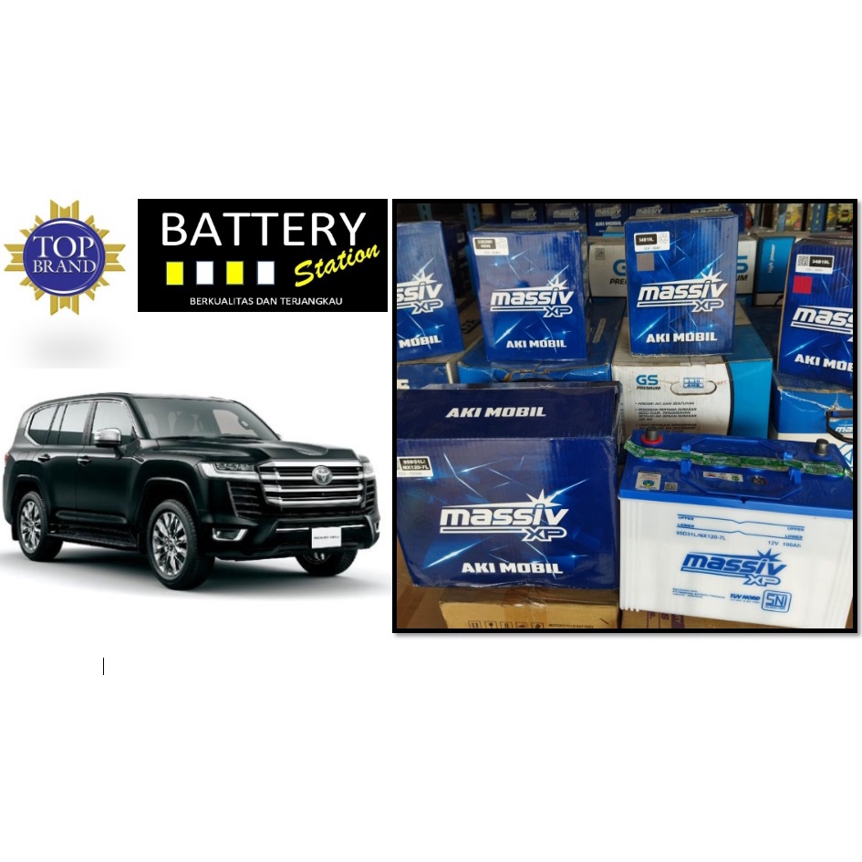 Jual Aki mobil mitsubishi pajero sport nx120-7l 95d31l massiv xp 12v 100ah ORIGINAL BERGARANSI ...