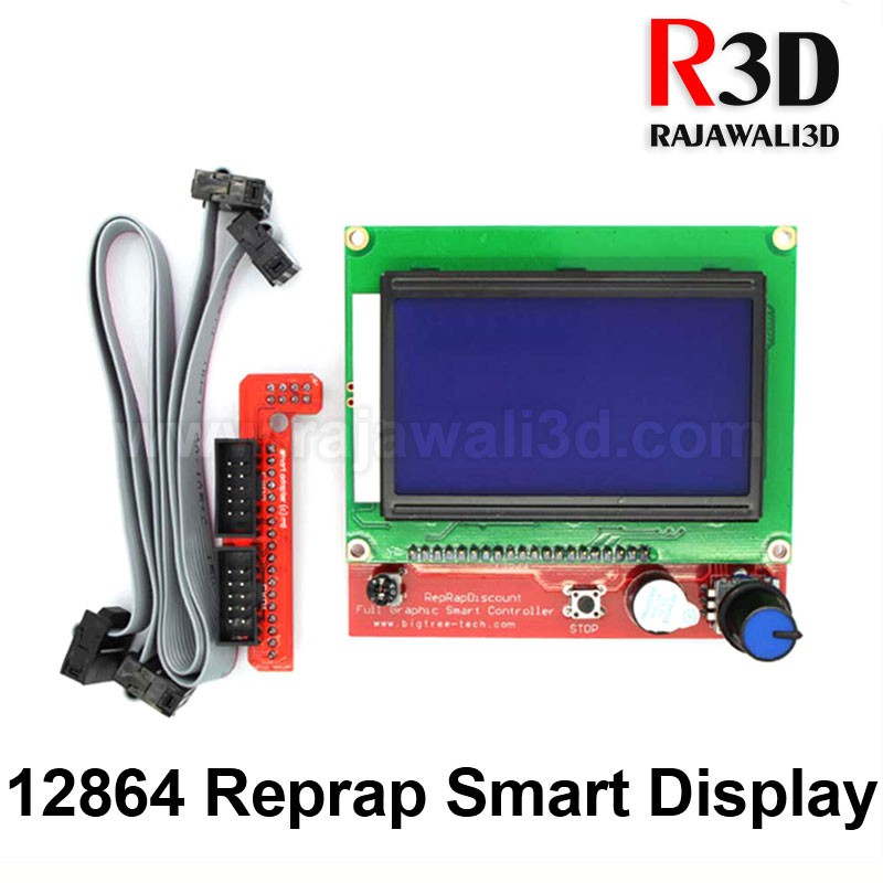 Jual Smart Controller Full Graphics LCD 12864 RAMPS 1.4 RepRap 3D ...