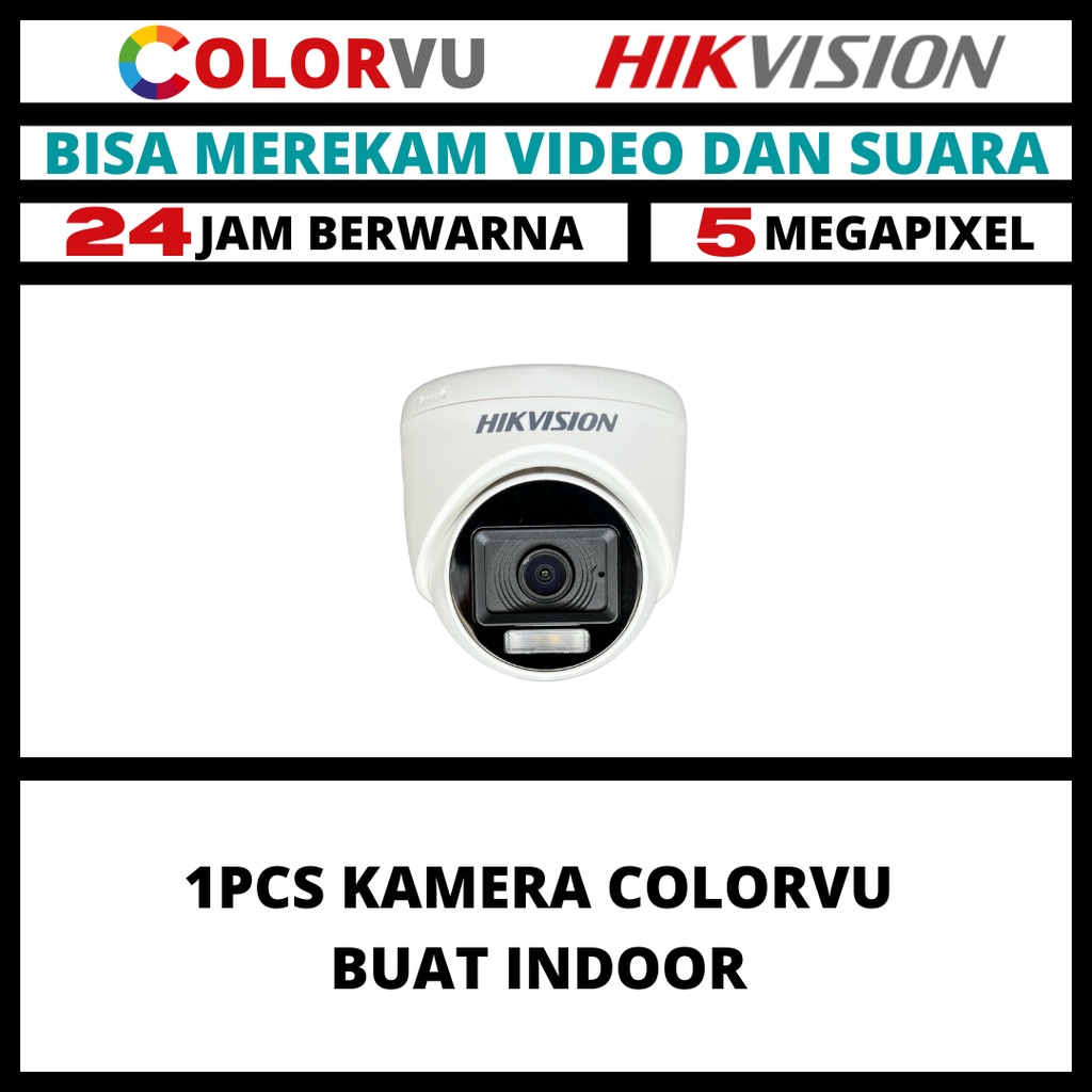 Jual CCTV HIKVISION 5MP COLORVU AUDIO INDOOR KAMERA COLORFUL CAMERA CCTV | Shopee Indonesia