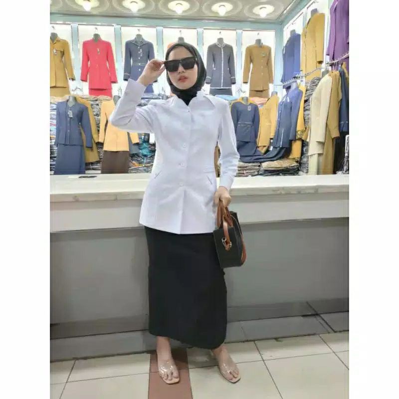 Jual SERAGAM PUTIH HITAM SERAGAM GURU SERAGAM PEMDA | Shopee Indonesia