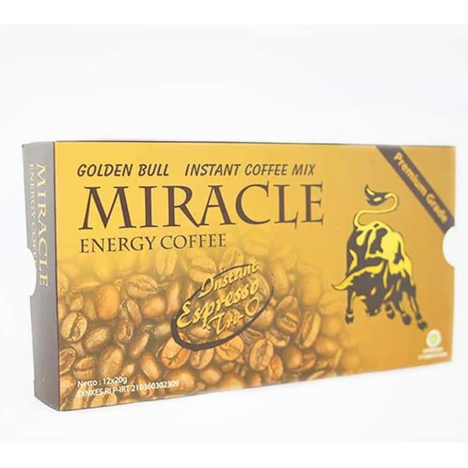 Jual Miracle Coffee - Kopi Miracle golden bull | Shopee Indonesia