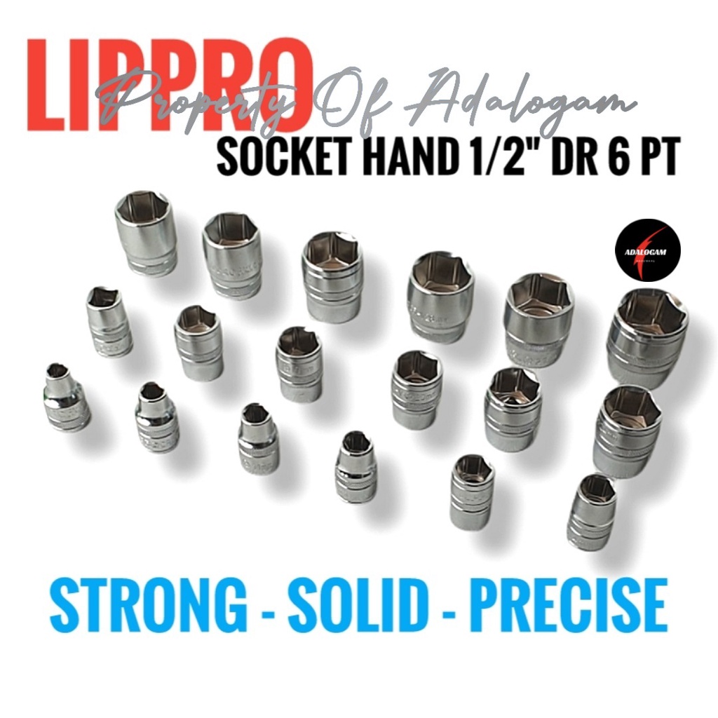 Jual LIPPRO Mata Sok 1/2 DR 6 PT 8 - 32 MM - Mata Shock Sock Pendek ...
