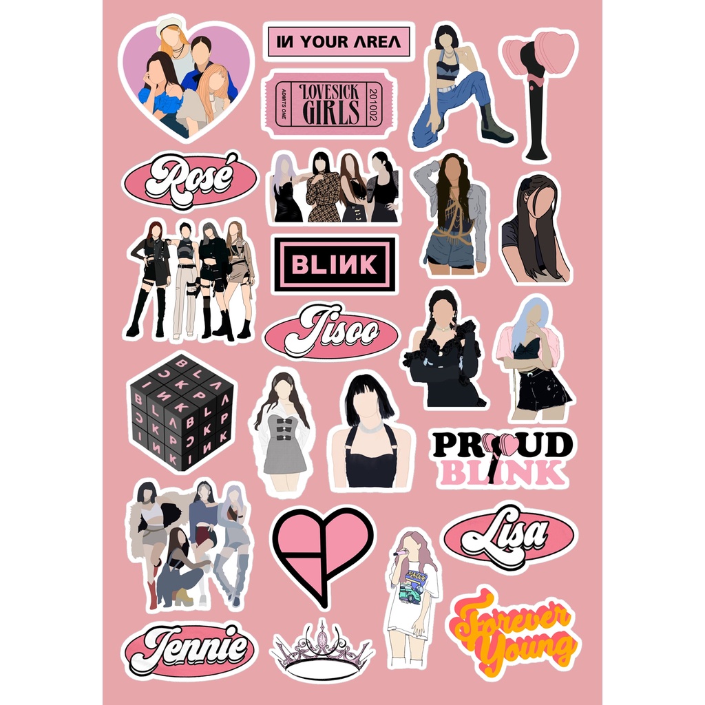 Jual [UNCUT] STICKER HP KPOP A6 STIKER MINI STIKER AESTHETIC STIKER EXO ...