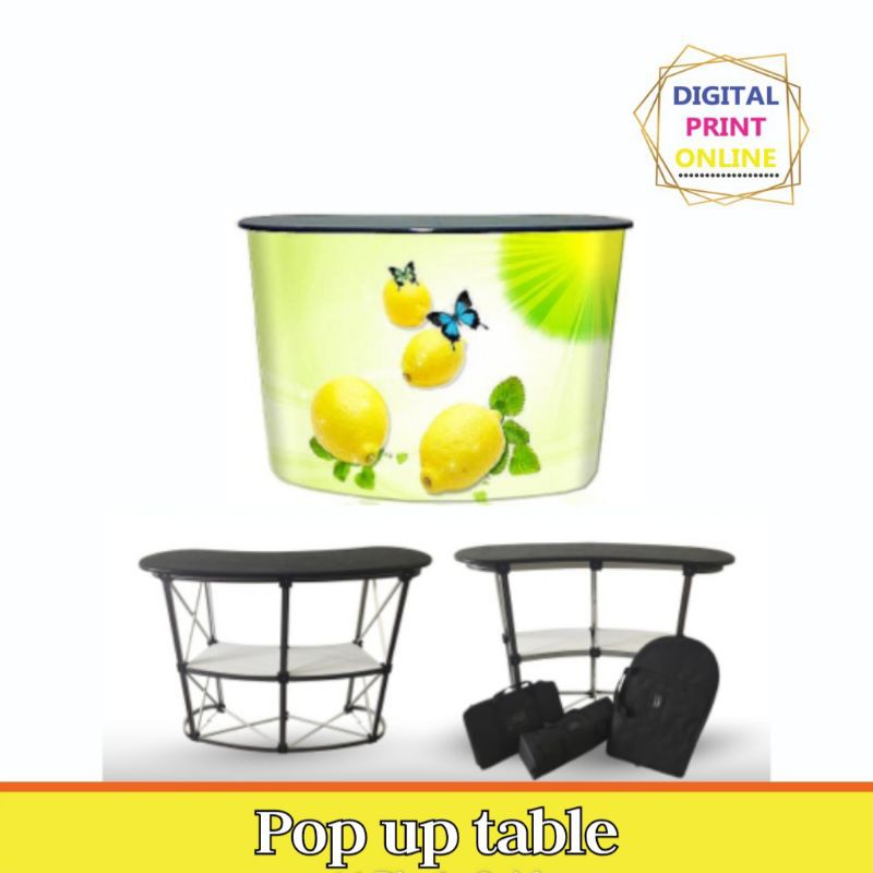 Jual Pop Up Table + Cetak Gambar | Meja Promosi | Shopee Indonesia