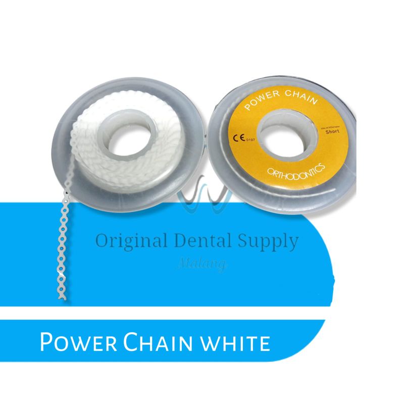 Jual KARET BEHEL POWER CHAIN WHITE PUTIH - KARET BEHEL TARIK | Shopee ...