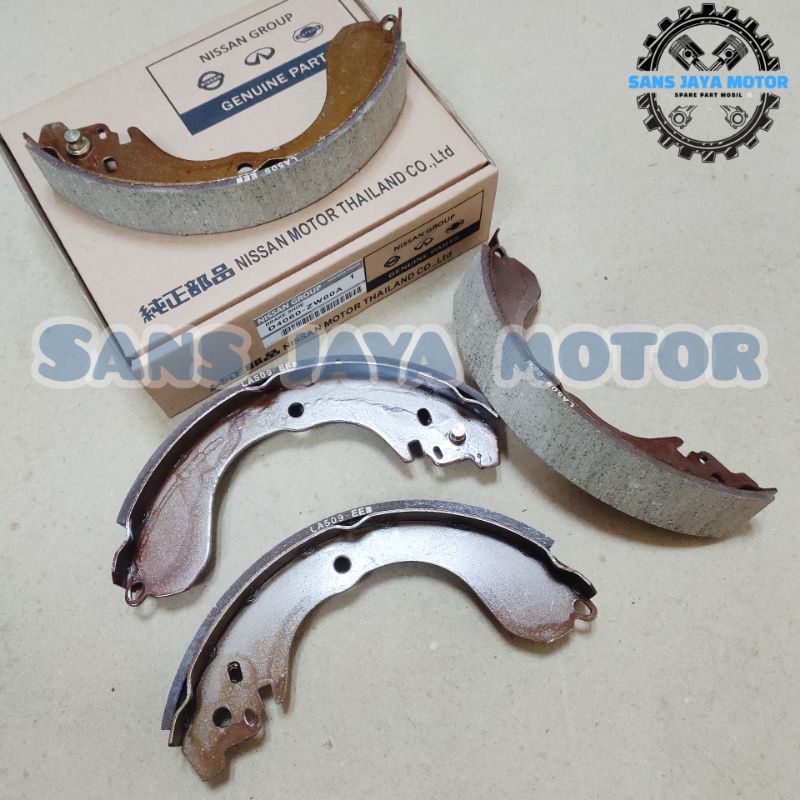 Jual Brake Shoe - Kampas Rem Belakang Grand Livina 2007-2012 Original 1set | Shopee Indonesia