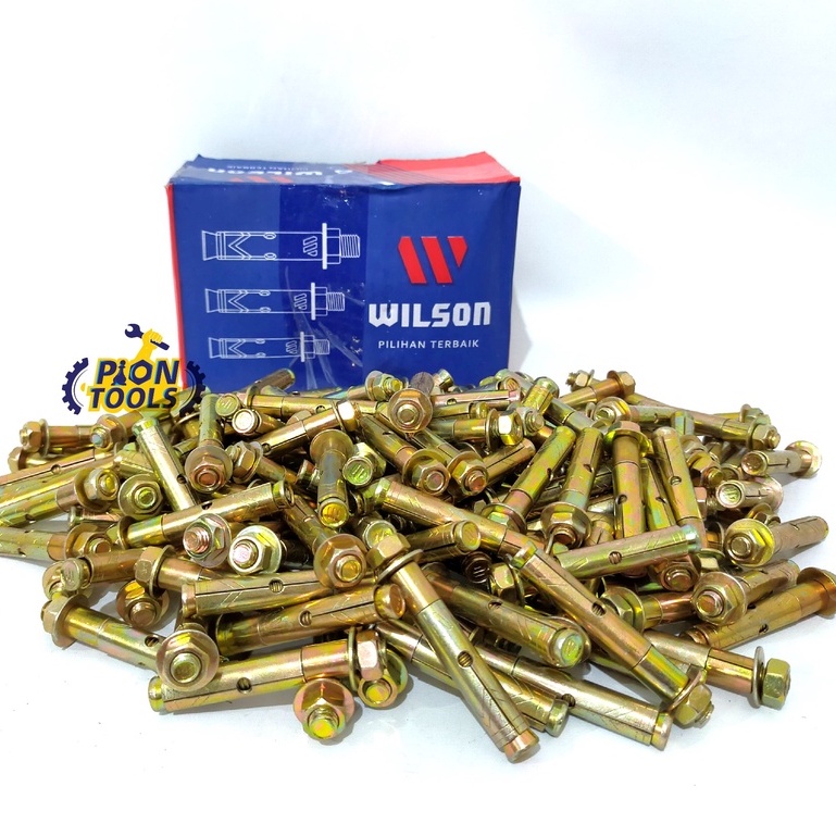 Jual WILSON DYNABOLT 10x65 Baut tanam tembok baut beton 10 mm 6.5 cm ...
