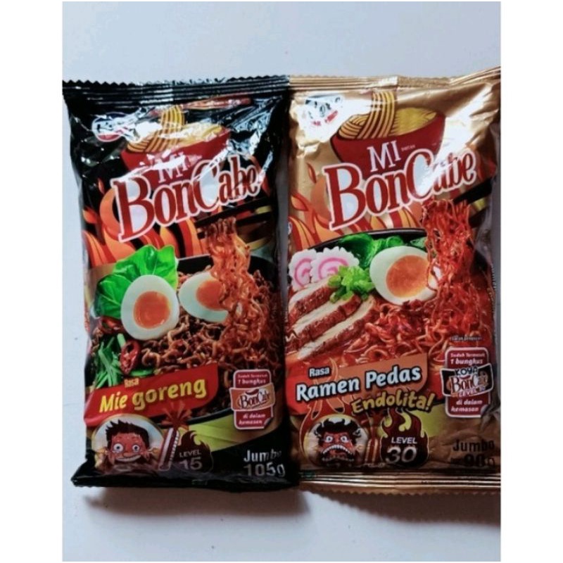 Jual Mi instan BON CABE ramen pedas level 30 - mie kobe kuah | Shopee ...
