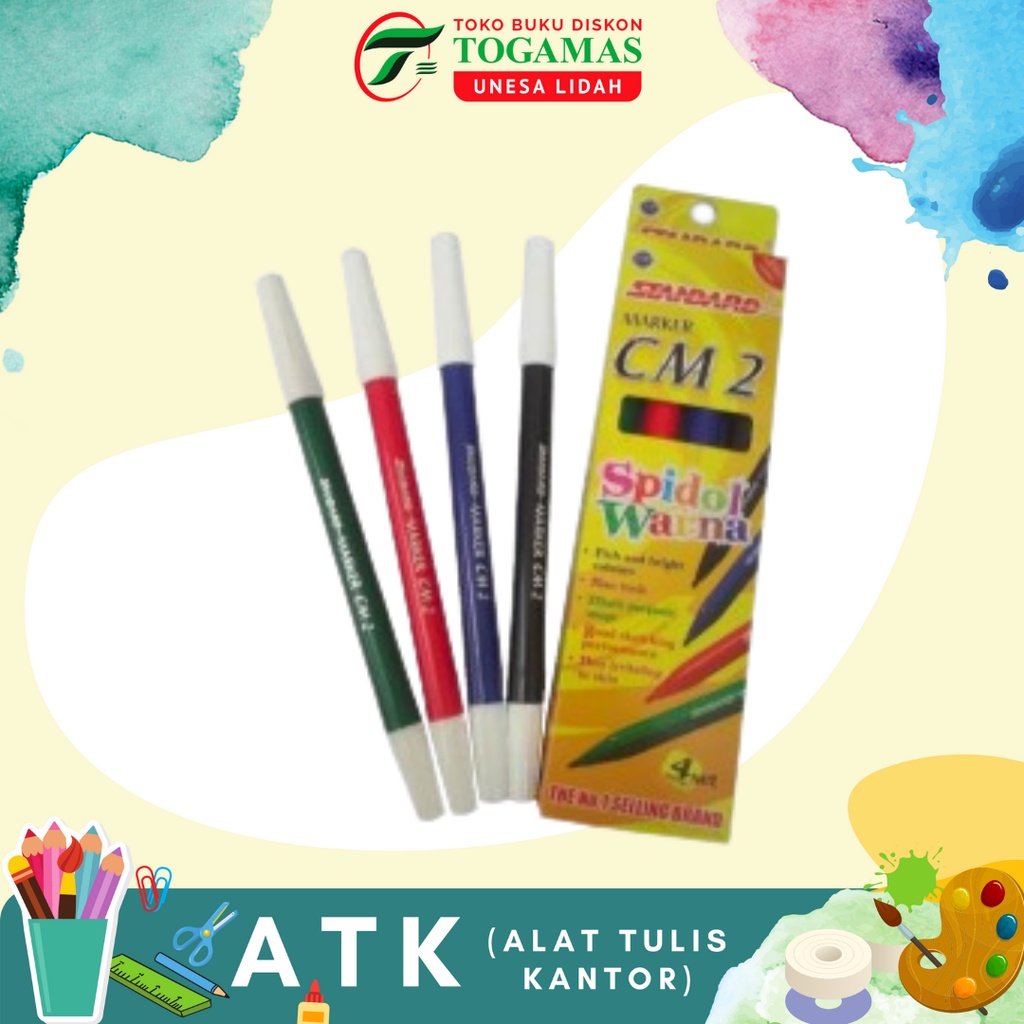 Jual SPIDOL CHILD MARKER CM 2 STANDARD WARNA/ READY STOCK | Shopee ...