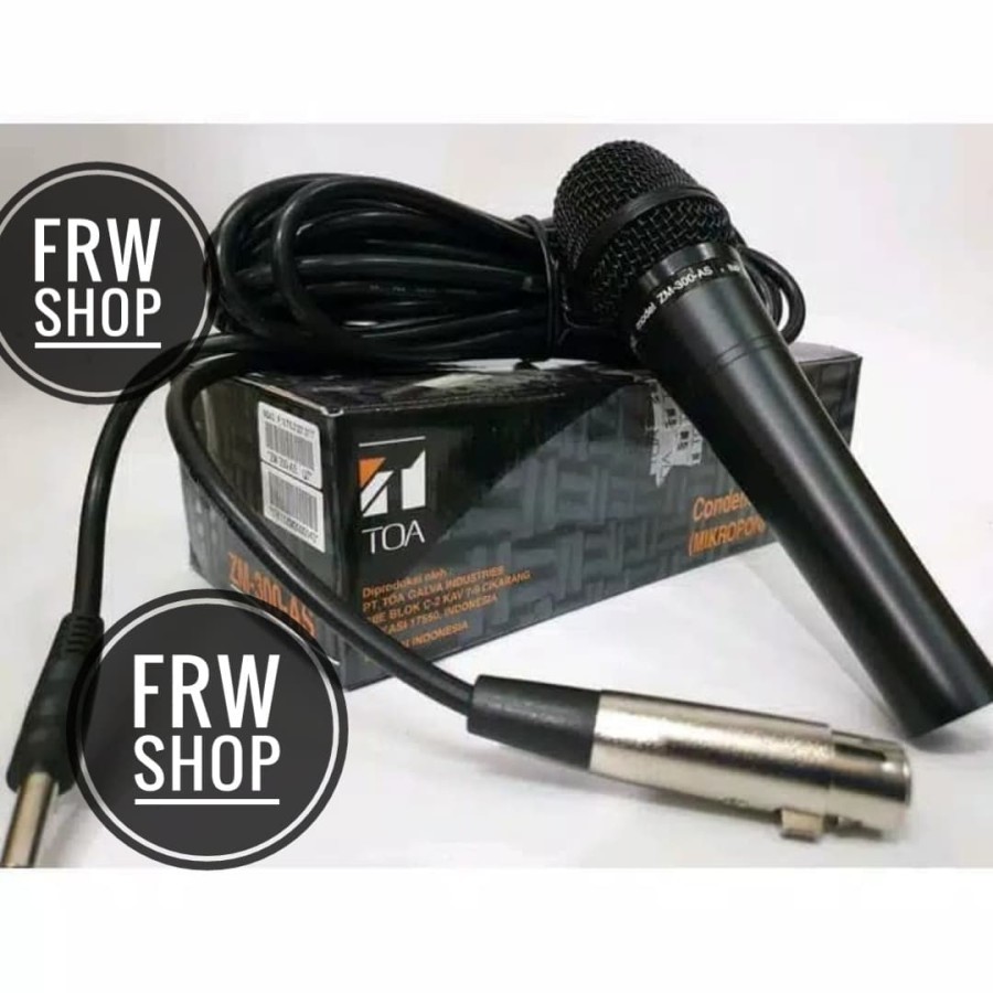 Jual MIC KABEL TOA ZM 300 / ZM-300 / ZM300 ( ORIGINAL) | Shopee Indonesia