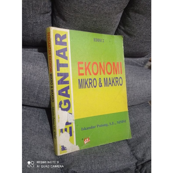 Jual buku pengantar ekonomi mikro makro original Iskandar | Shopee Indonesia