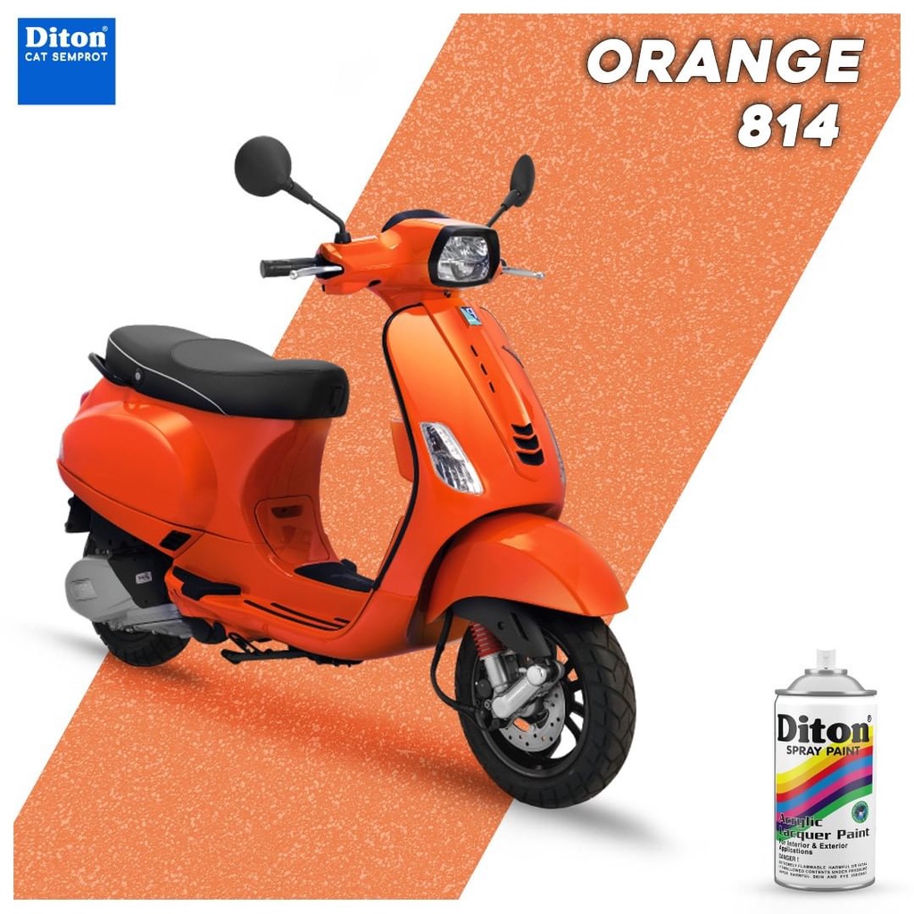Jual Cat Semprot Diton - Orange 814 | Shopee Indonesia