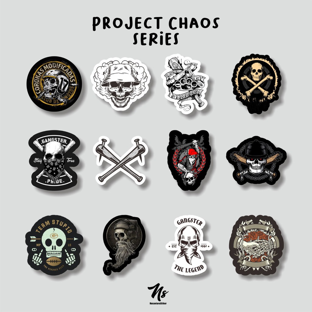 Jual STICKER TUMBLR PROJECT CHAOS PACKAGE STICKER AESTHETIC CASE ...
