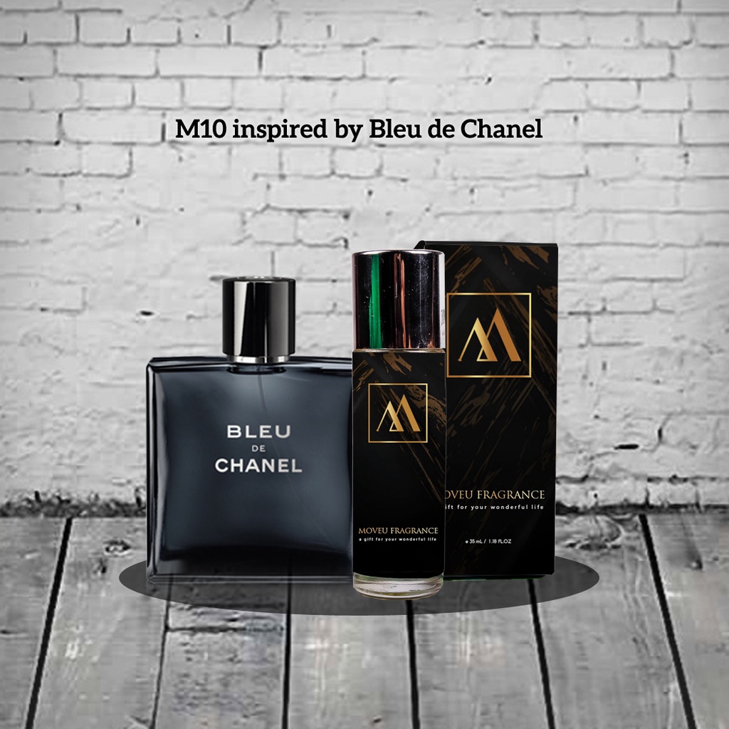 Jual Parfum Moveu Isnpired Chanel Blue Man grade Eau de Parfume Tahan ...