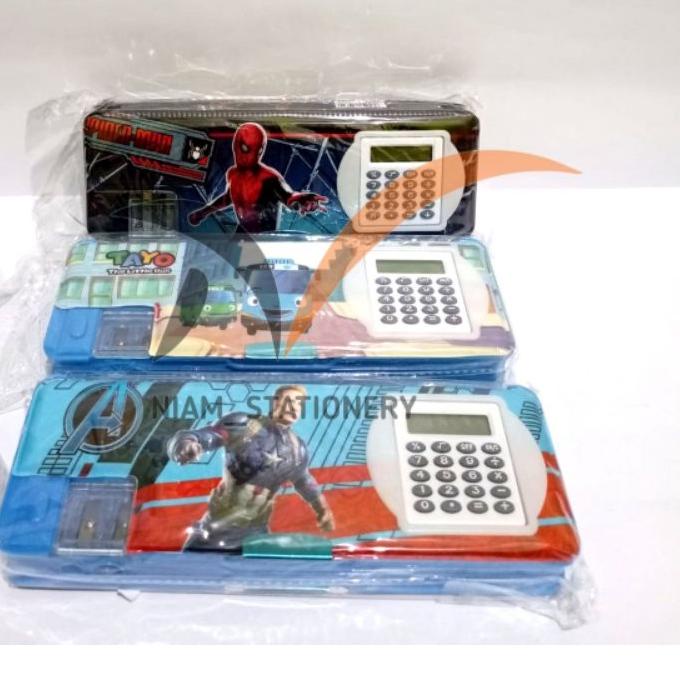Jual SHOPEE MALL Kotak Pensil Tempat Pensil Magnet Kalkulator Anak ...