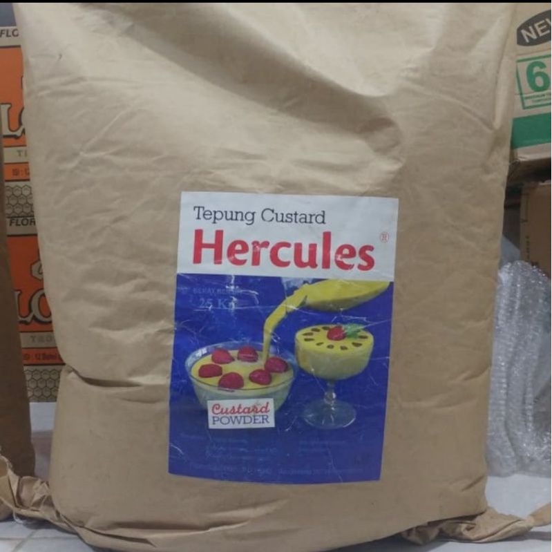 Jual Tepung Custard Hercules / Custard Powder 25kg | Shopee Indonesia