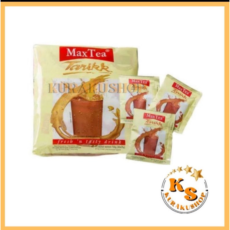 Jual TEH TARIK MAX TEA MAXTEA TEH TARIK 750 G (30 sachet x 25 g) | Shopee Indonesia